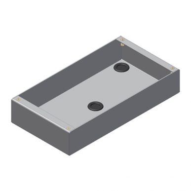 stainless steel wall plaster box | z-e-d.eu