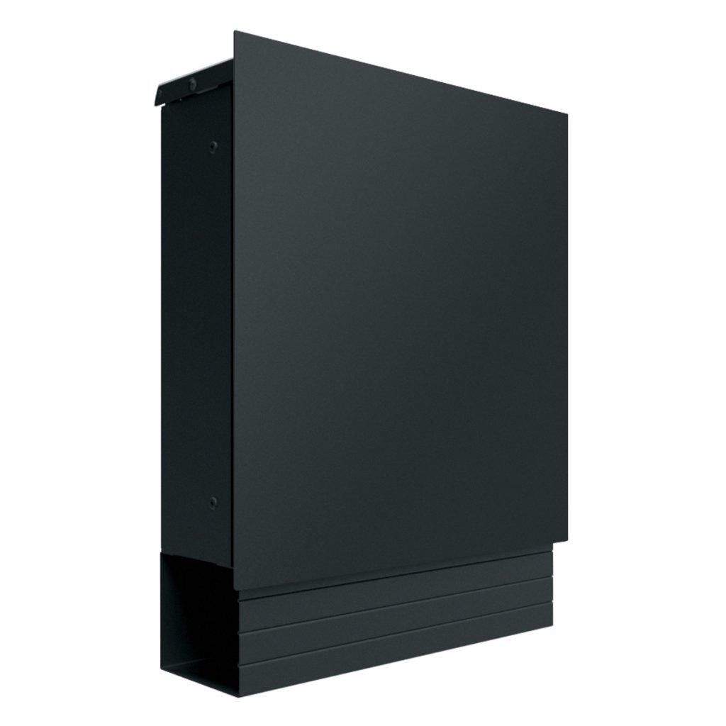 letterbox anthracite free standing with house number - B1 Light Number ...