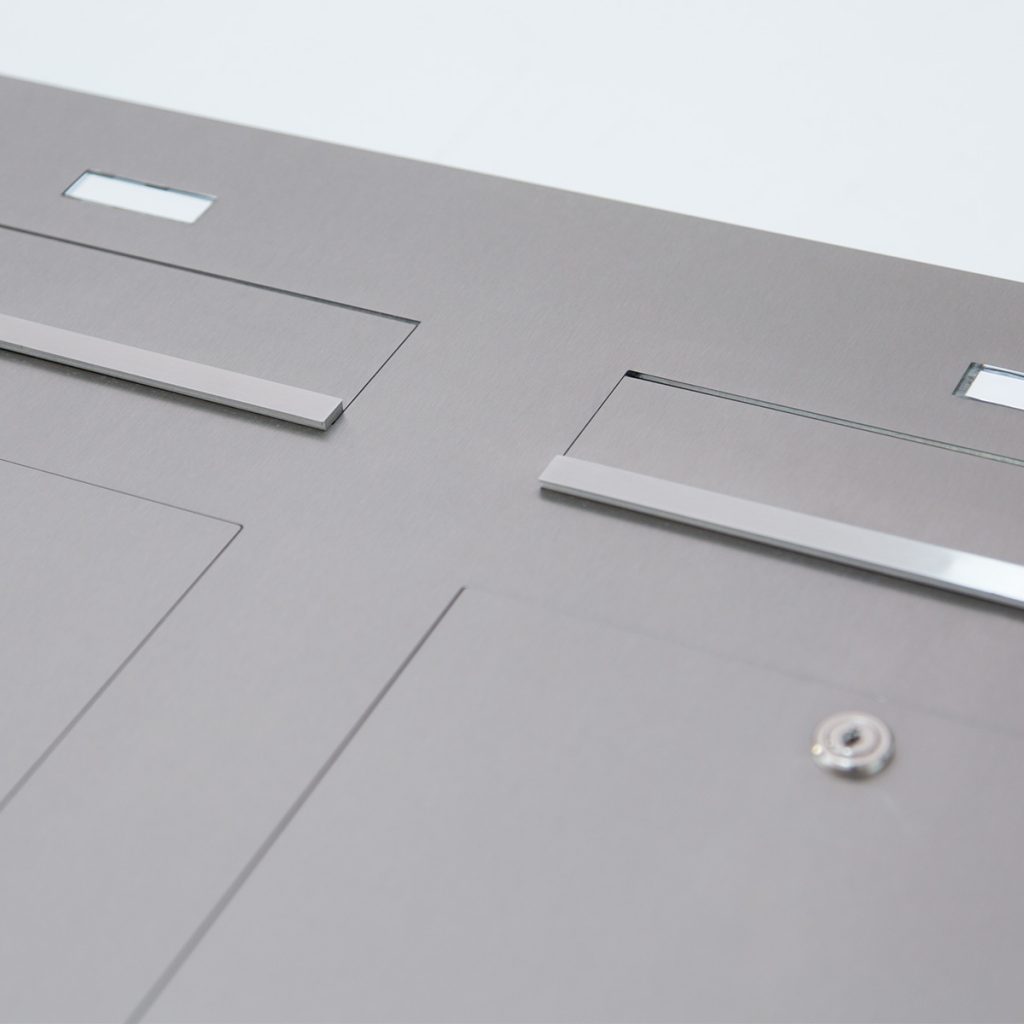 letterbox stainless steel B2 twin | z-e-d.eu